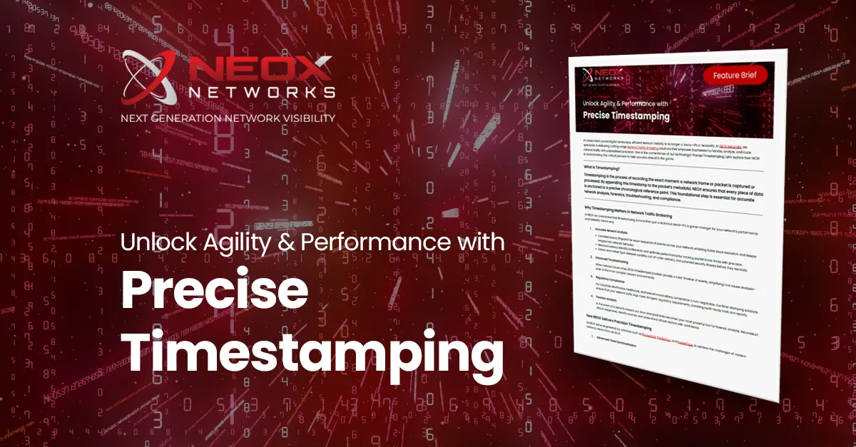 Precise Timestamping - NEOX NETWORKS
