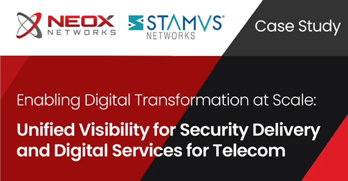 NEOX NETWORKS - Unified Visibility for Security Delivery and Digital ...
